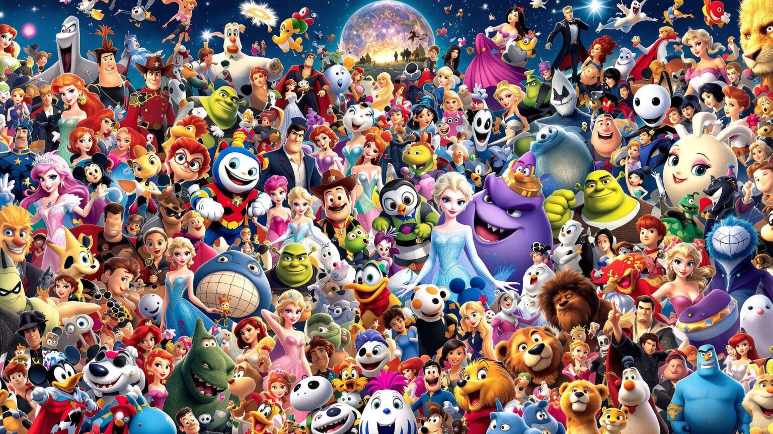 Top 100 Animated Movie Characters Trivia - Mario Street