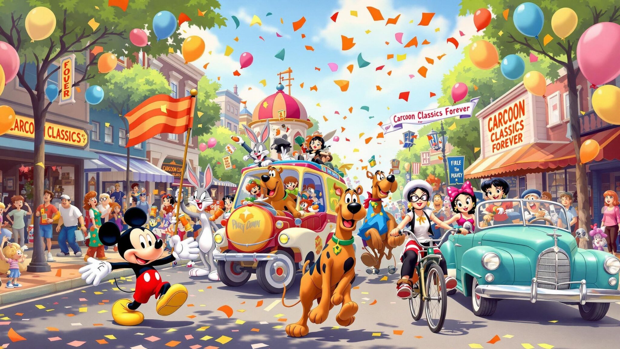 Classic Cartoon Characters - Mario Street