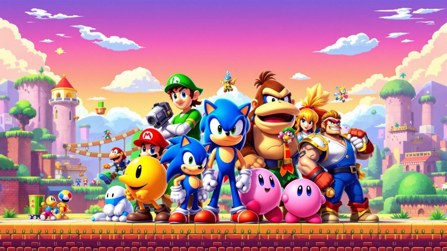 Classic Video Game Characters - Mario Street
