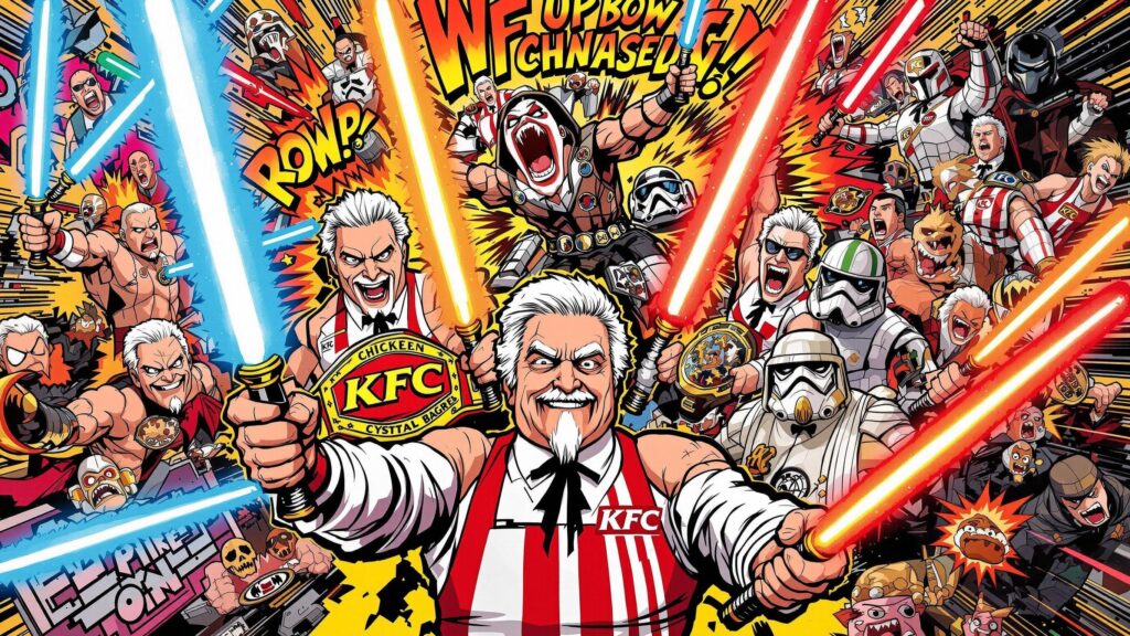 Top 10 Craziest KFC Mascot Collaborations in Pop Culture - Mario Street