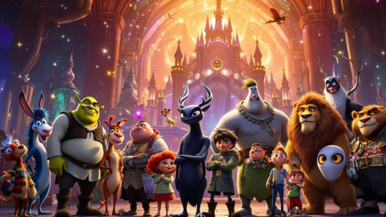 120 Dreamworks Characters - Mario Street